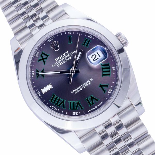 Cheapest????2018 Rolex Datejust Jubilee Wimbledon Dial Smooth Bezel ...