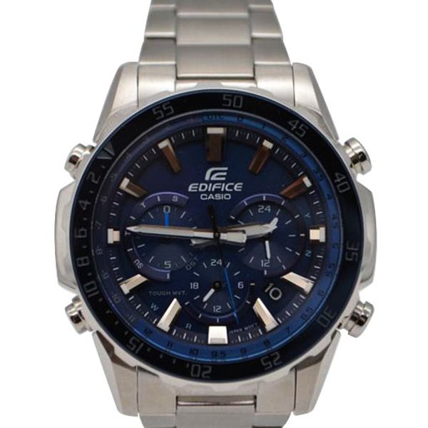 CASIO Casio/EDIFICE/chronograph radio wave solar date SS/EQW-T670/007 ...