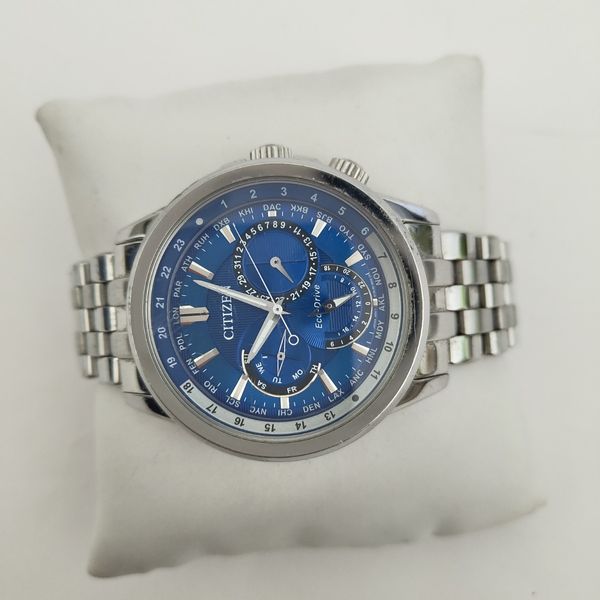 Citizen BU2021-69L Cal.8729 Chronograph Eco Drive Solar Mens Watch Auth ...