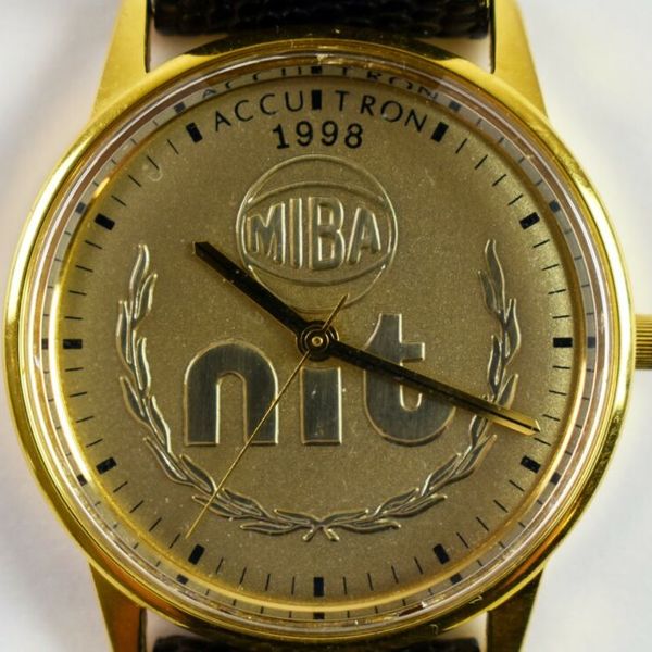 Men’s Bulova Accutron 1998 NIT Basketball Championship Watch MD-5 ...