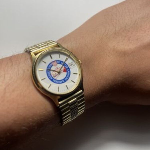 VINTAGE HAMILTON GOLD QUARTZ WATCH New Battery | WatchCharts Marketplace