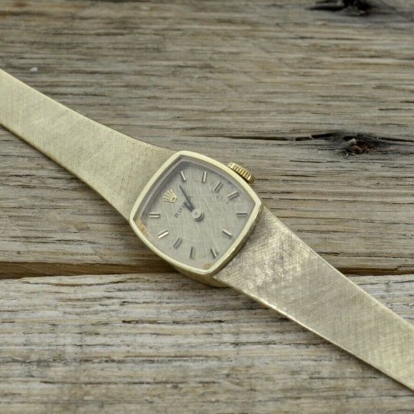 Women's Rolex Watch, 14K Yellow Gold 80's Style, 0585 Vintage ...