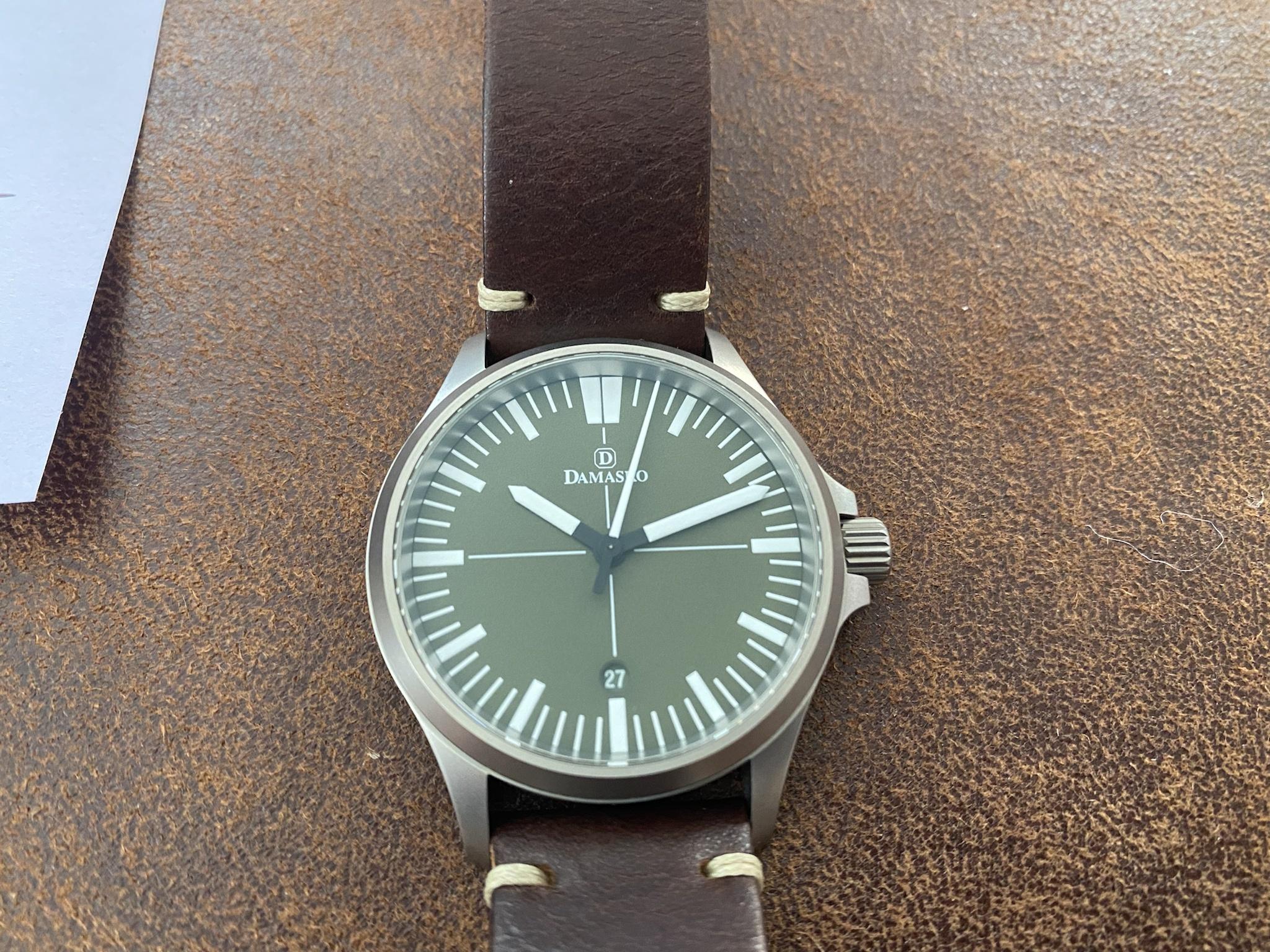 [WTS] Damasko DS30 Worn & Wound Olive Green Full Kit - $850 shipped | WatchCharts