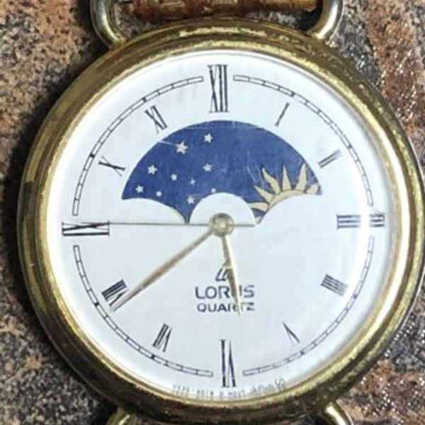 Sun Moon Phase Watch Vtg Ladies Lorus Constant Change NICE ...