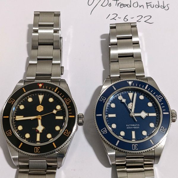 [WTS] San Martin BB58 SN008 Diver Black Gilt 40mm Sellita SW200 ...
