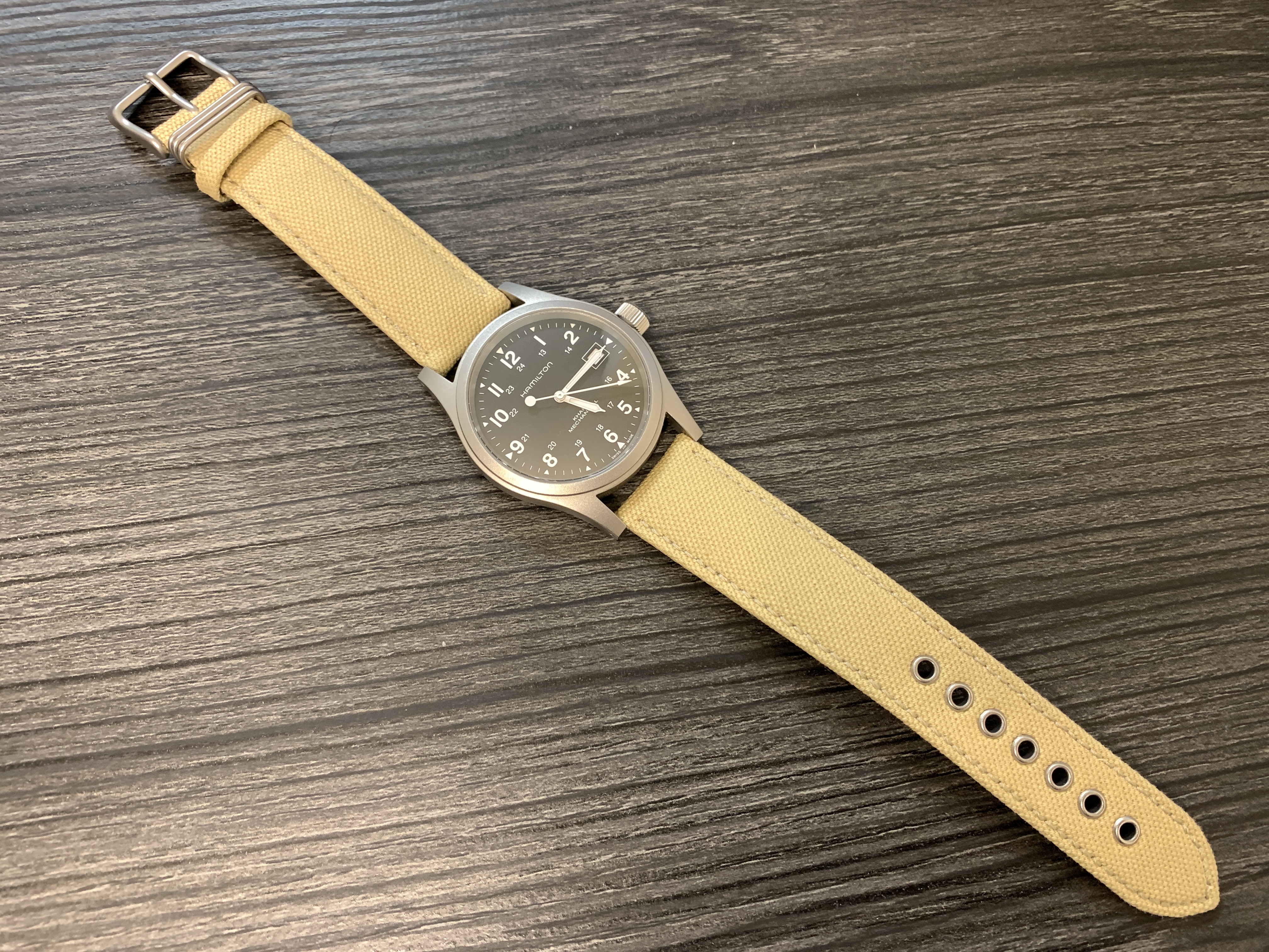 FS: Hamilton Khaki Field Mechanical H69439933 Black Dial | WatchCharts