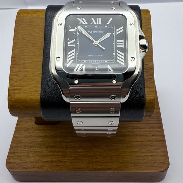 Cartier Santos de Cartier Blue Dial - WSSA0030 | WatchCharts Marketplace