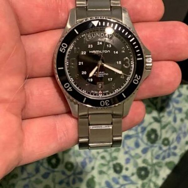 Hamilton Men's H64515133 'Khaki King Scuba' Automatic Stainless Steel ...