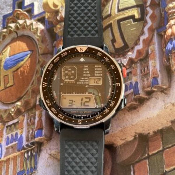 Citizen Windsurfer D060 42-8035, vintage, Digital Watch New Band ...