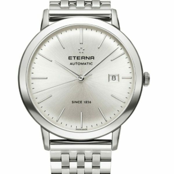 ETERNA Eternity Automatic Men's Swiss Watch Silver Indices 2700.41.10 ...