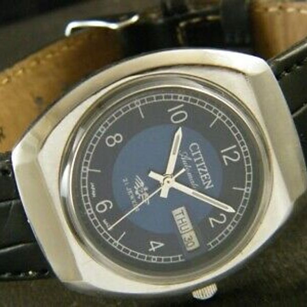 VINTAGE CITIZEN AUTOMATIC 8200A JAPAN MEN'S DAY/DATE WATCH 220-a124000 ...