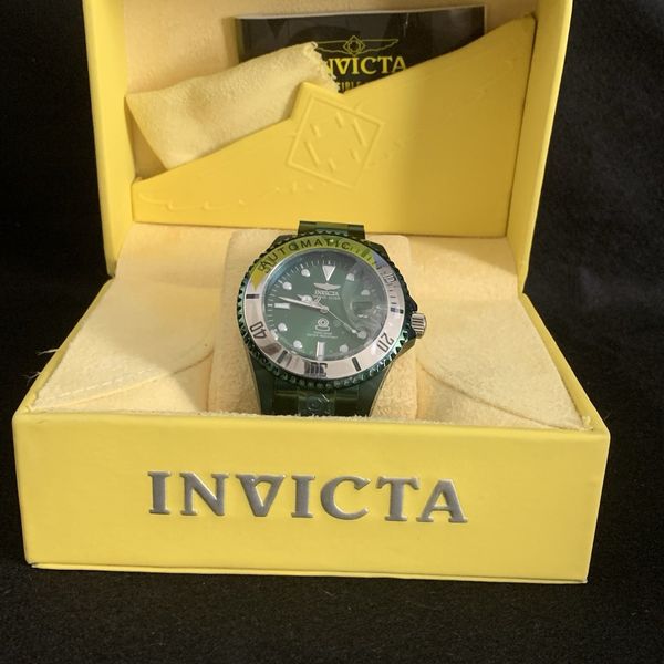 New 47mm Invicta Pro Diver Men AUTOMATIC Watch Teal Dark Green Date ...