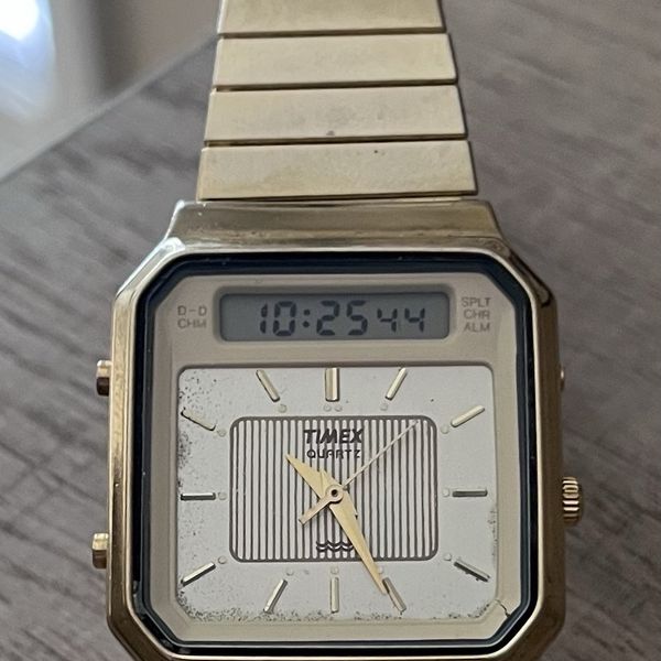 Vintage Timex Dual Analog Digital Watch | WatchCharts Marketplace