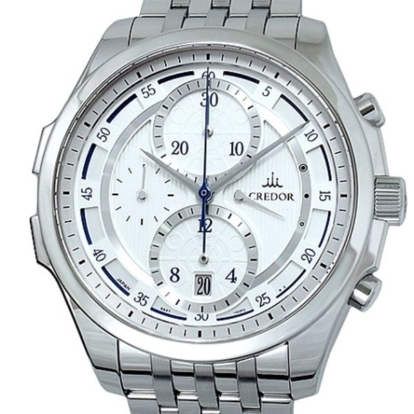 [opening sale point 3 times! ] Seiko Credor Signo Chronograph GCBK981 ...