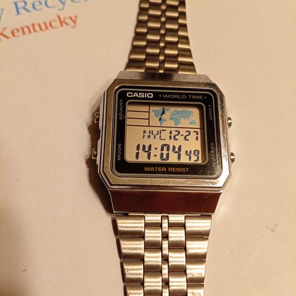 CASIO WORLD TIME A500W - EXCELLENT CONDITION | WatchCharts Marketplace