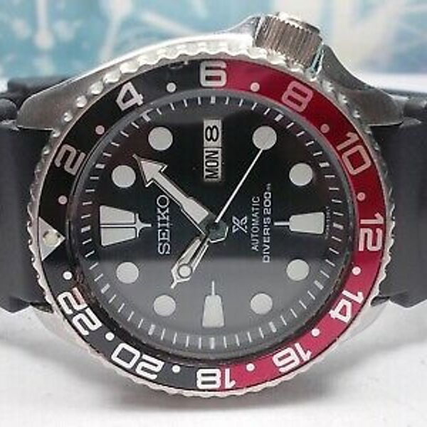 SEIKO 200M SCUBA DIVERS DAY/DATE MEN'S WATCH 7S26-0020, PROSPEX/'COKE ...