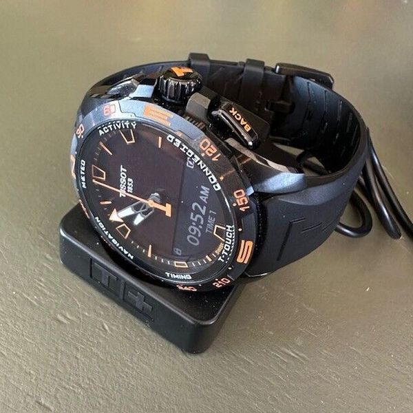 Tissot T121.420.47.051.04 T-Touch Connect Solar Titanium Case Ceramic ...