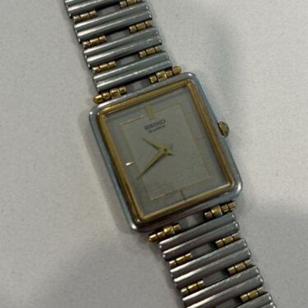 SEIKO STEEL +BASE METAL MIDDLE BASE METAL BEZEL STEEL BACK 6530-5750 ...
