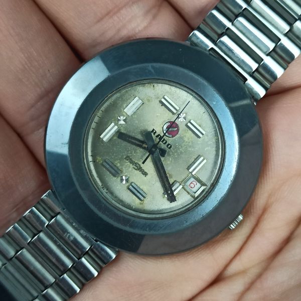 LUXURY ROUND DIAL RADO WATCH DIASTAR MODEL AUTOMATIC MOVEMENT 70s SWISS ...