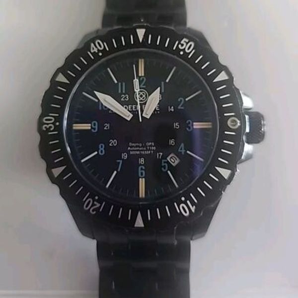 Deep Blue Day/Night Ops Automatic T 100 Diver Watch | WatchCharts ...