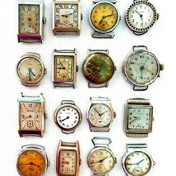 Lot Watches Antique Hand Winding Art Deco 1920 / 50c Civitas Condal ...