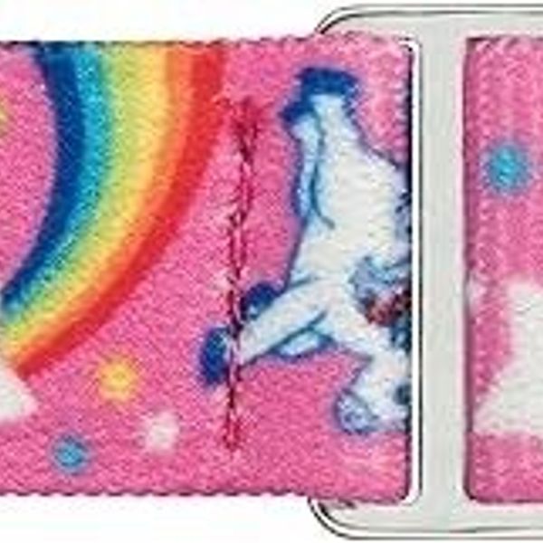 Timex Time Machines 28mm Rainbow Unicorn Pink Elastic Fabric Watch ...