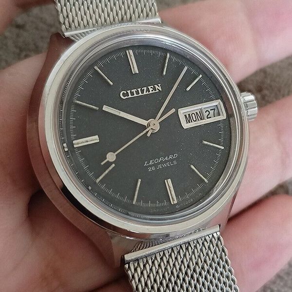 NICE & RARE VINTAGE CITIZEN LEOPARD CAL.7200 AUTOMATIC 26 JEWELS JAPAN ...