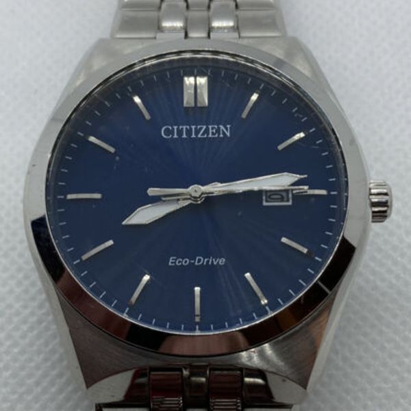 Citizen Eco Drive E111 S099641 Blue Dial Beautiful Accurate And Solar ...