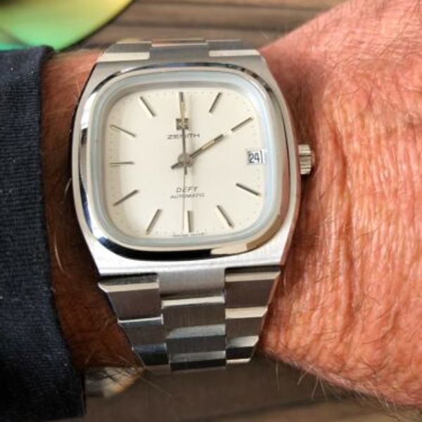 Vintage 1970s Zenith Defy Surf New Old Stock Nos Beautiful Automatic ...