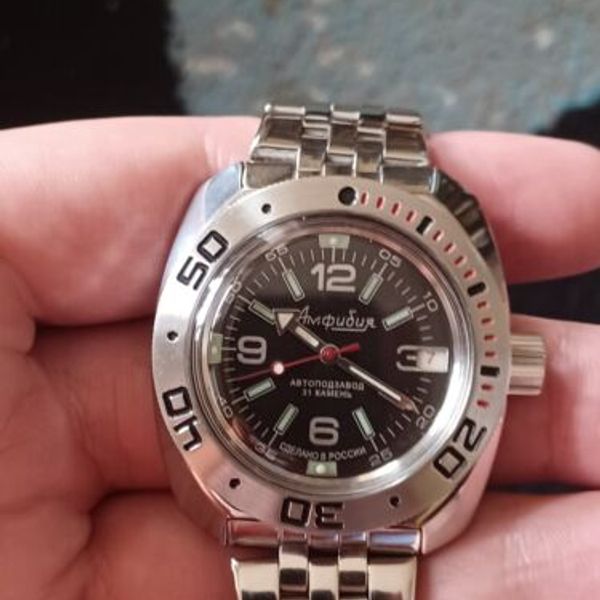 Vostok Amphibia Mens Russian Automatic Watch Scuba Dude | WatchCharts ...