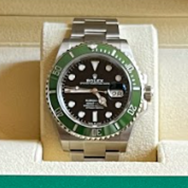 Rolex Submariner Date Green Bezel Starbucks 126610LV | WatchCharts ...