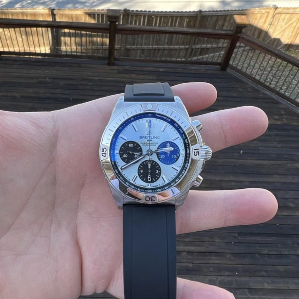 [WTS] Breitling Chronomat 42 B01 Ice Blue Dial Platinum Bezel | WatchCharts