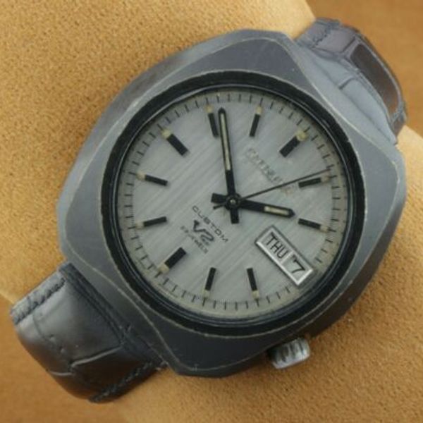 VINTAGE CITIZEN CUSTOM V2 AUTOMATIC MEN'S JAPAN WORKING WRIST WATCH ...