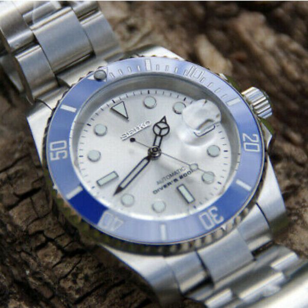 Submariner Automatic - Seiko Dial - Stainless Steel Custom Watch ...