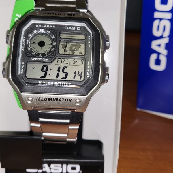 Casio Digital Watch With Metal Band Model 3299 | WatchCharts Marketplace