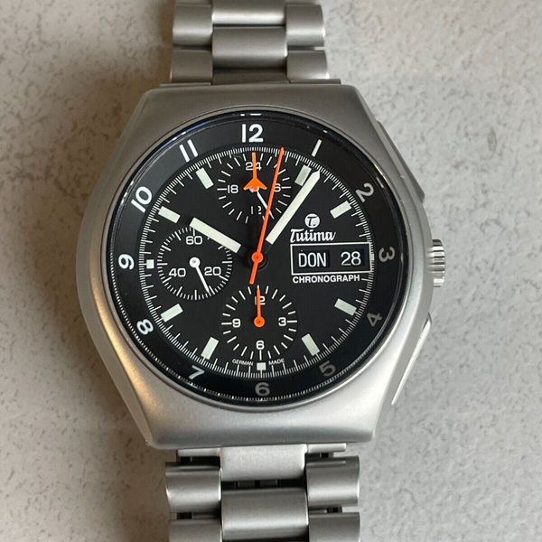 Tutima Military Chronograph, Full Set, Unworn, Mint Condition ...