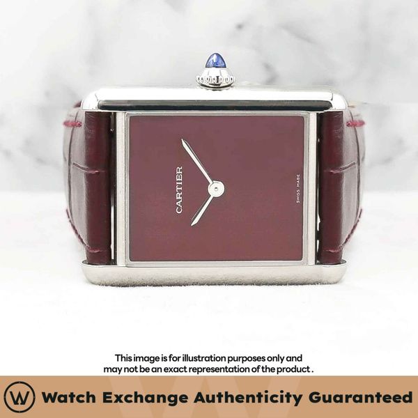 New Cartier Tank Must De Leather WSTA0113 Red Dial Z19094 Oct 2025 ...