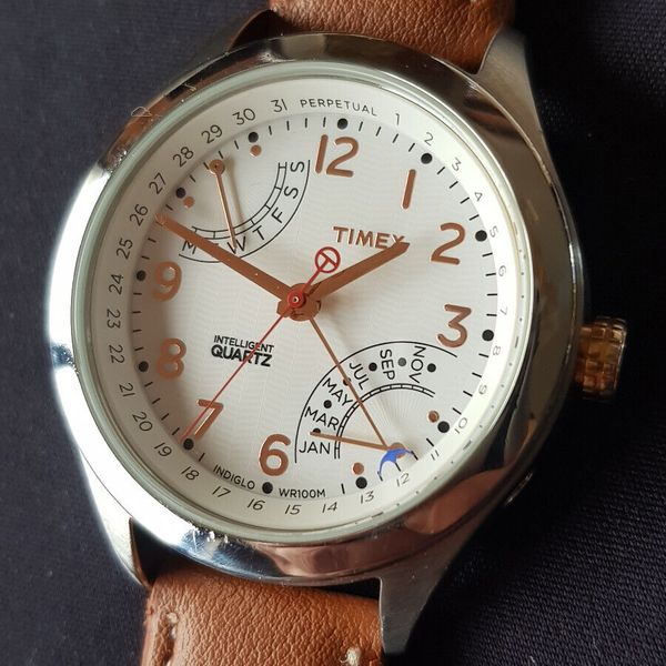 Timex perpetual calendar T2N504 watch | WatchCharts Marketplace