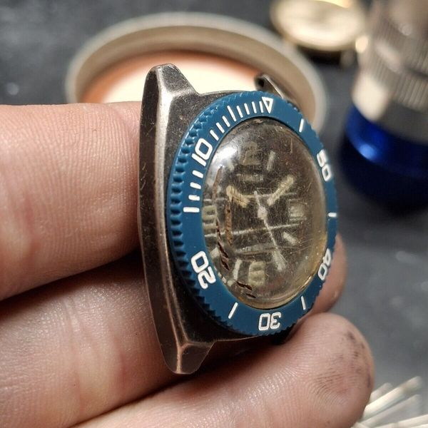 Timex Sprite Diver Mens Or Boys Vintage 1970s Mechanical Handwind Watch ...