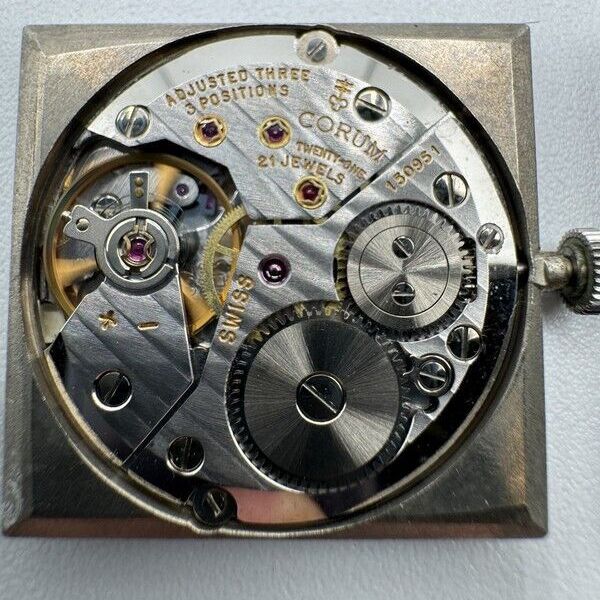 Corum French Dial Admiral's Cup Steel Square Shape Manual | WatchCharts ...