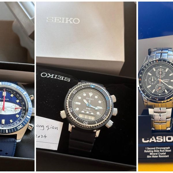 [WTS] Seiko Arnie, Casio Duro/Chrono Bundle & Bulova Surfboard ...