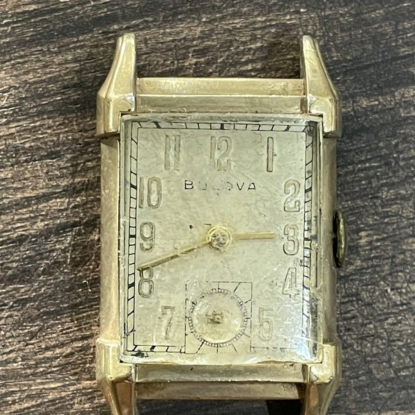 Vintage Bulova 10K Gold Filled Mechanical Men's Wristwatch SEE DETAILS ...