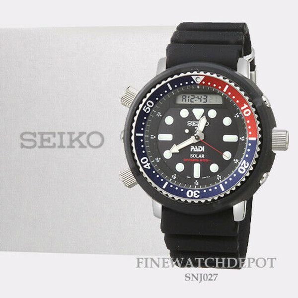 Authentic Seiko Prospex Men's PADI Special Edition Solar Diver Watch ...