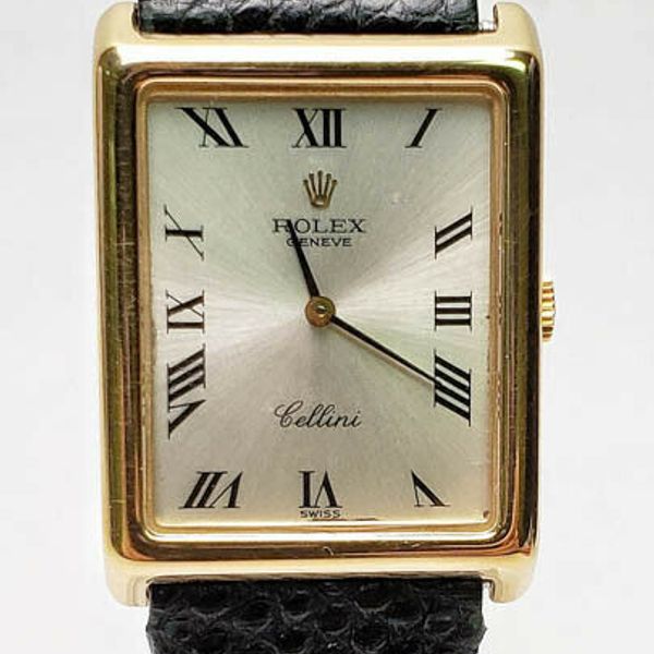 ROLEX CELLINI 4105 18K YELLOW GOLD MANUAL WATCH | WatchCharts Marketplace