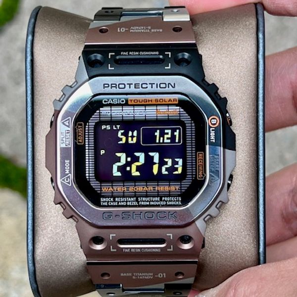 FS: Casio G-Shock GMW-B5000TVB-1 Titanium Virtual Armor Series ...