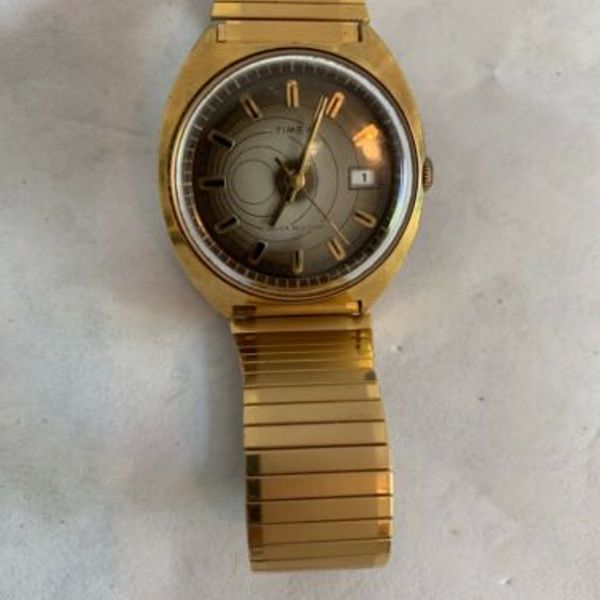 Vintage Mens 1974 Timex original Marlin Solar System Dial Astronomy ...