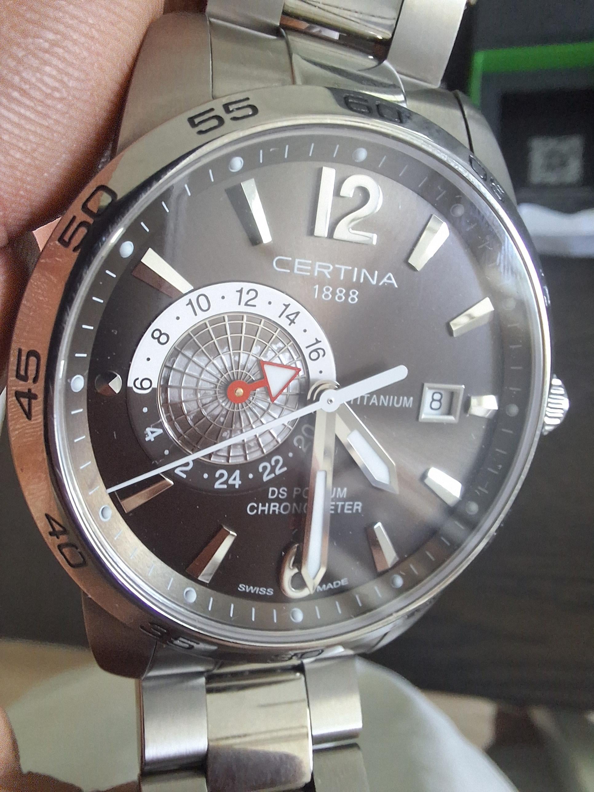 Certina DS Podium GMT Titanium C034.455.44.087.00 Price as of December ...
