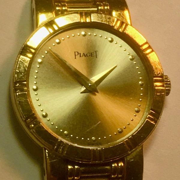 Piaget Dancer 18K Yellow GOLD Watch 80563 K81 ~ Excellent Working ...