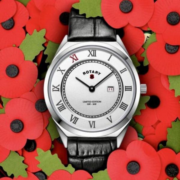 Royal Britsh Legion Rotary Poppy Watch WWI Centenary Remembrance ...