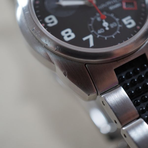 [WTS] Hamilton Khaki 6303 Field Quartz Chronograph Crown Guard Midsize ...